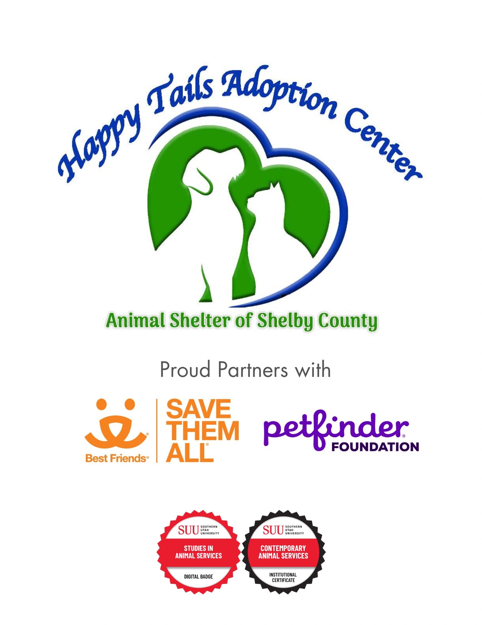 Happy Tails Adoption Center Animal Shelter of Shelby County