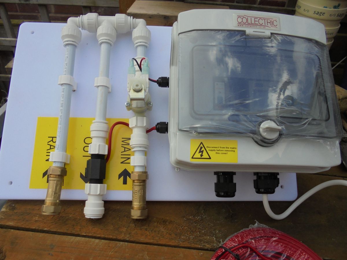 RainSave: Rainwater Harvesting Control Panel
