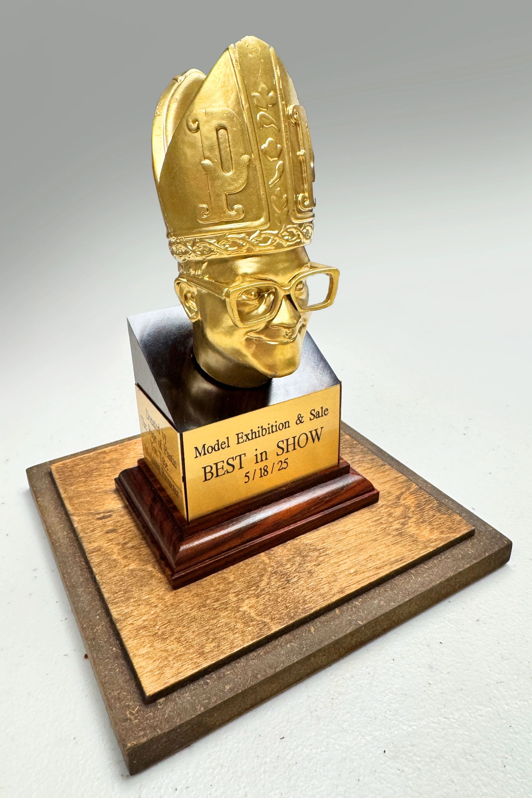 The Pope at Harry's Hobby show!