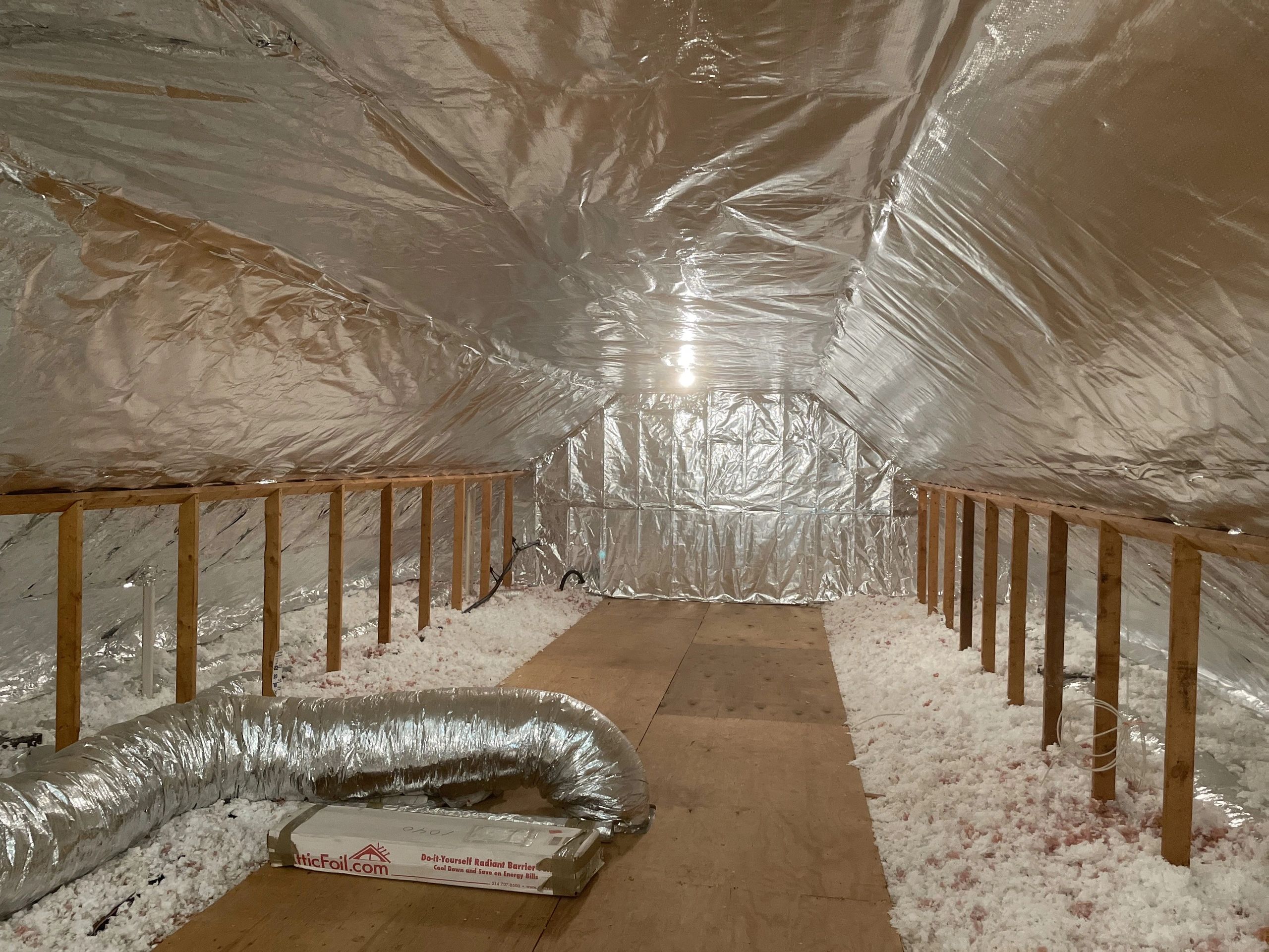 Advantages of Radiant Barrier Foil Over Spray Coatings for Attics