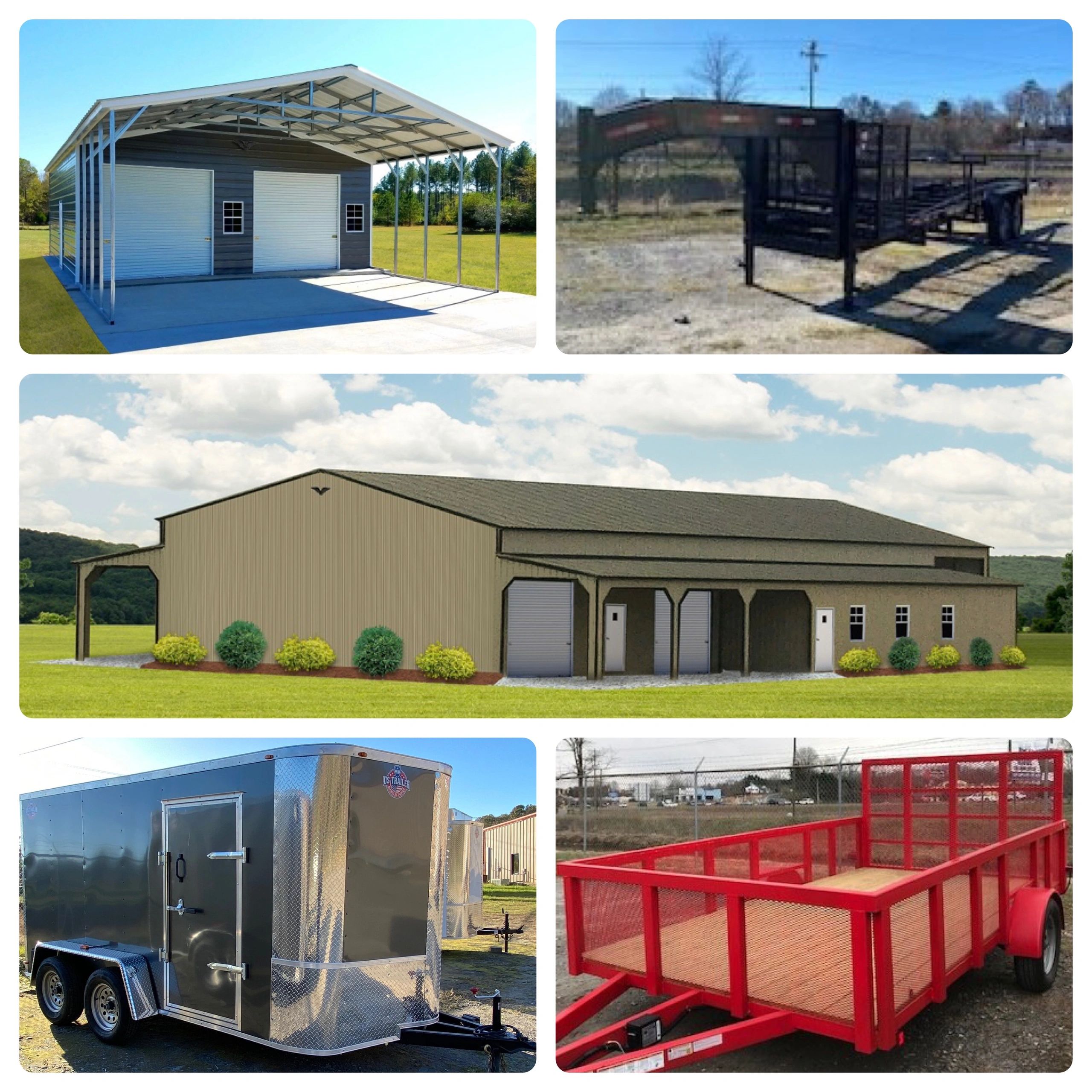 Carports for Driveways and Trailers for Highways! | CarportsandTrailers.com