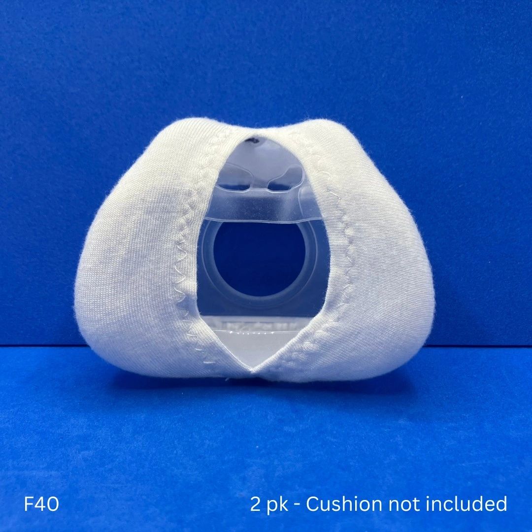 2 Pk- F40 CPAP Mask Cushion Covers for- Under the nose and over the ...