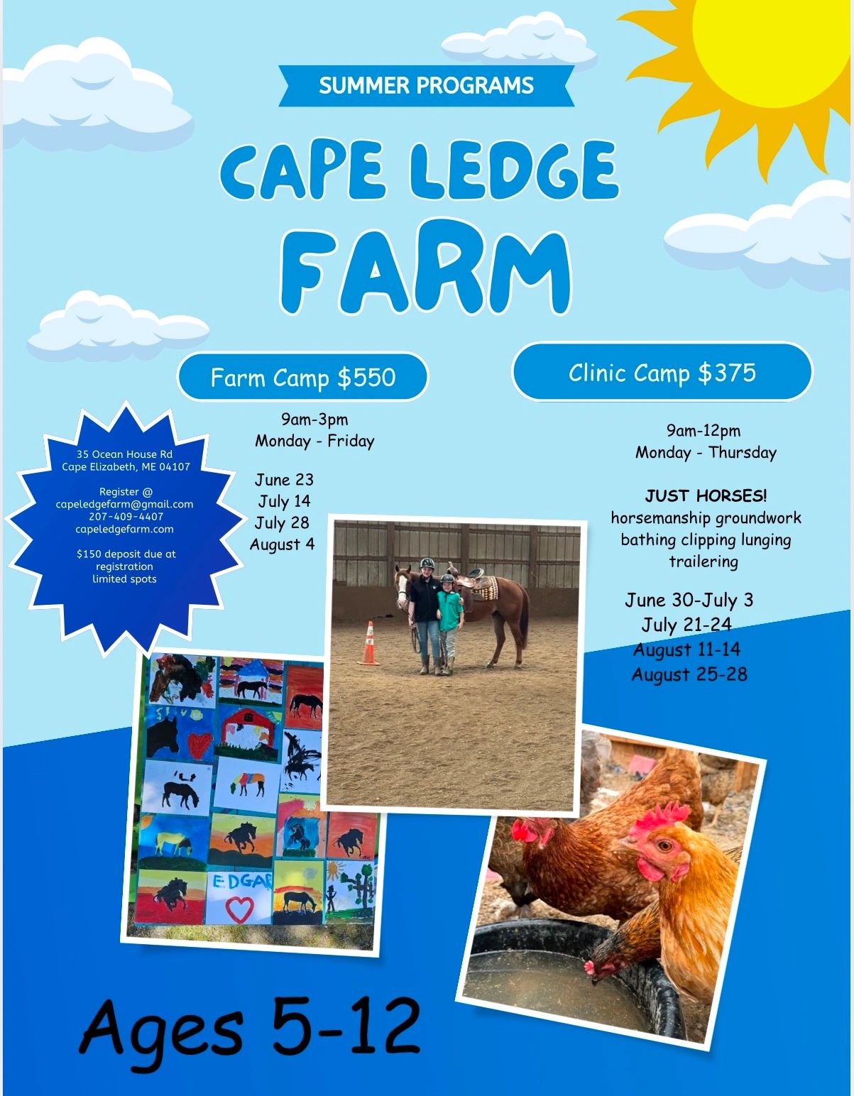 Horse Riding Lessons - Cape Ledge Farm
