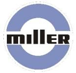 Miller Logo Light Blue Decal