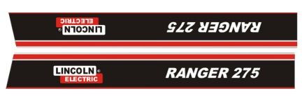 Lincoln Electric Ranger 275 Replacement Decals, 1-Pair