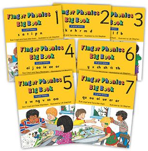 Finger Phonics Big Books 1-7 (In Print Letters)