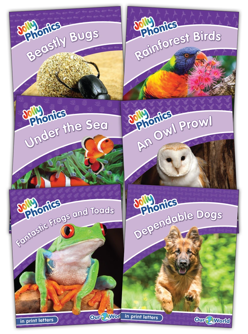 Jolly Phonics Readers Level 5 Our World (in print letters)