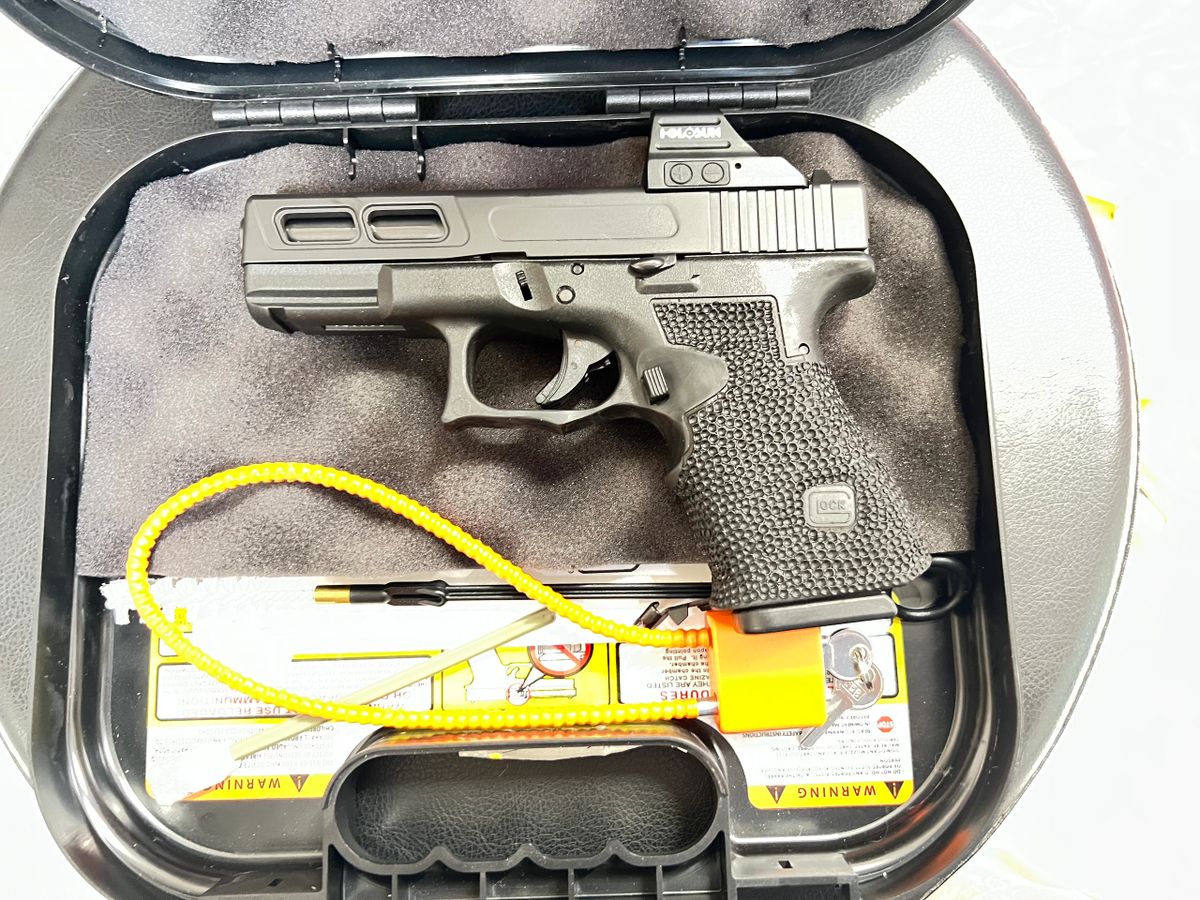 Glock Frame Work + Hand Stipple