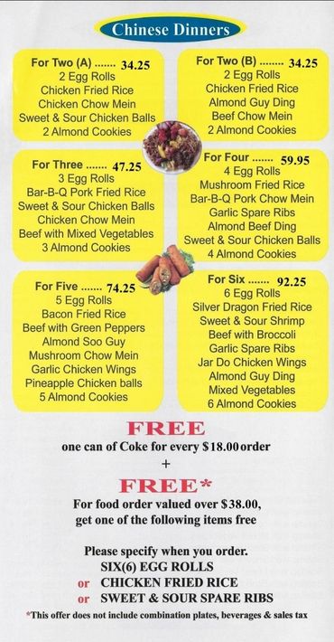 Silver Dragon - Ottawa Chinese Food, Nepean Chinese Food