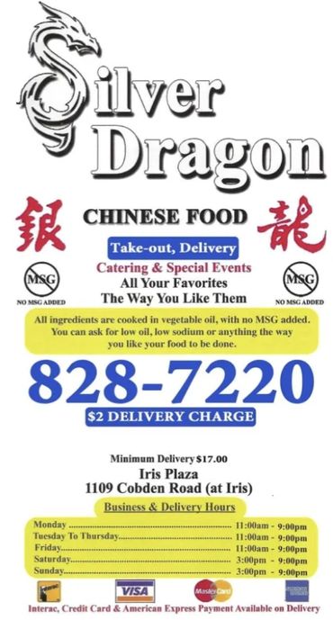 Silver Dragon - Ottawa Chinese Food, Nepean Chinese Food