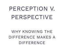 PERCEPTION vs. PERSPECTIVE