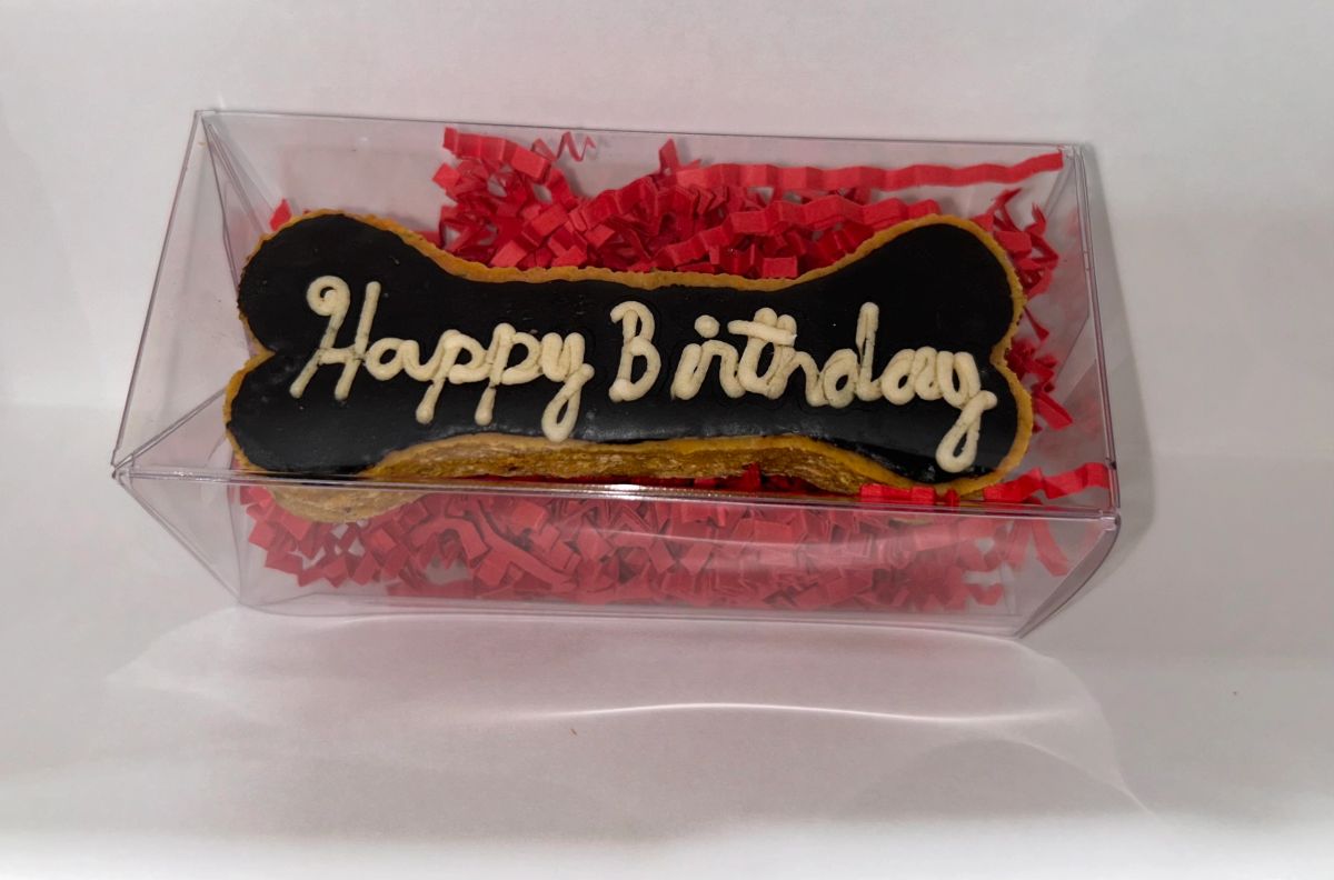 Happy Birthday Bone Cookie