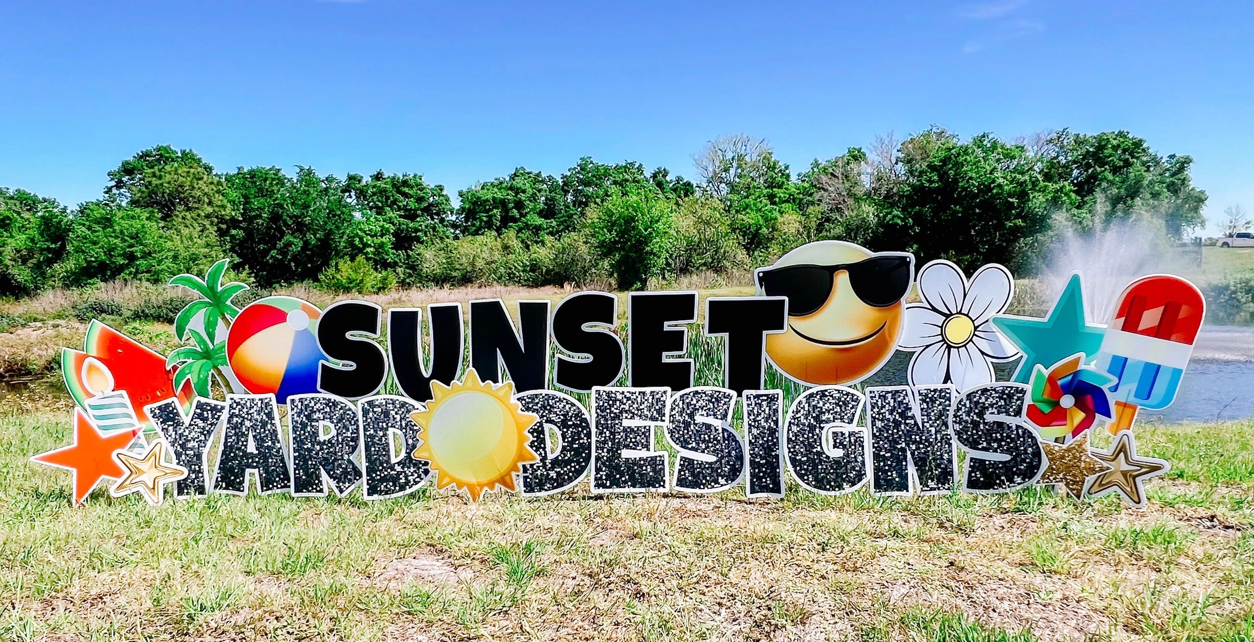 Custom Birthday Yard Signs | Sunset Yard Designs