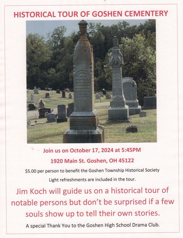History, Events - GoshenHistory - Goshen, Ohio