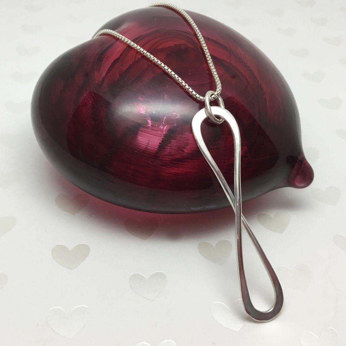 N528 Bold Infinity Symbol in Sterling Silver.