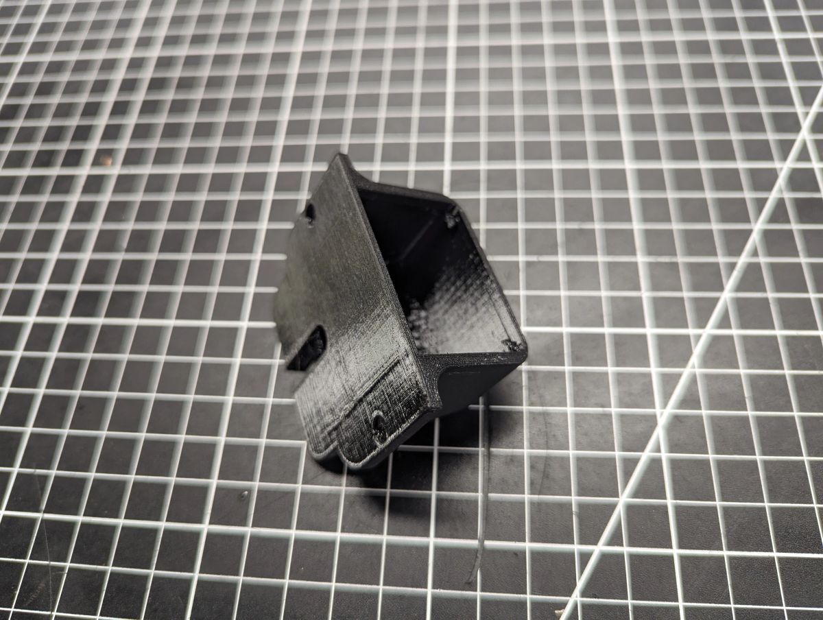 Screw on surface mount hour meter housing.