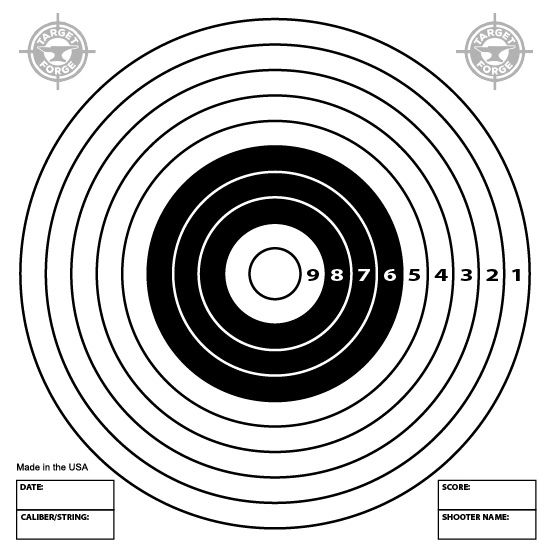 5.5" Cardstock Target