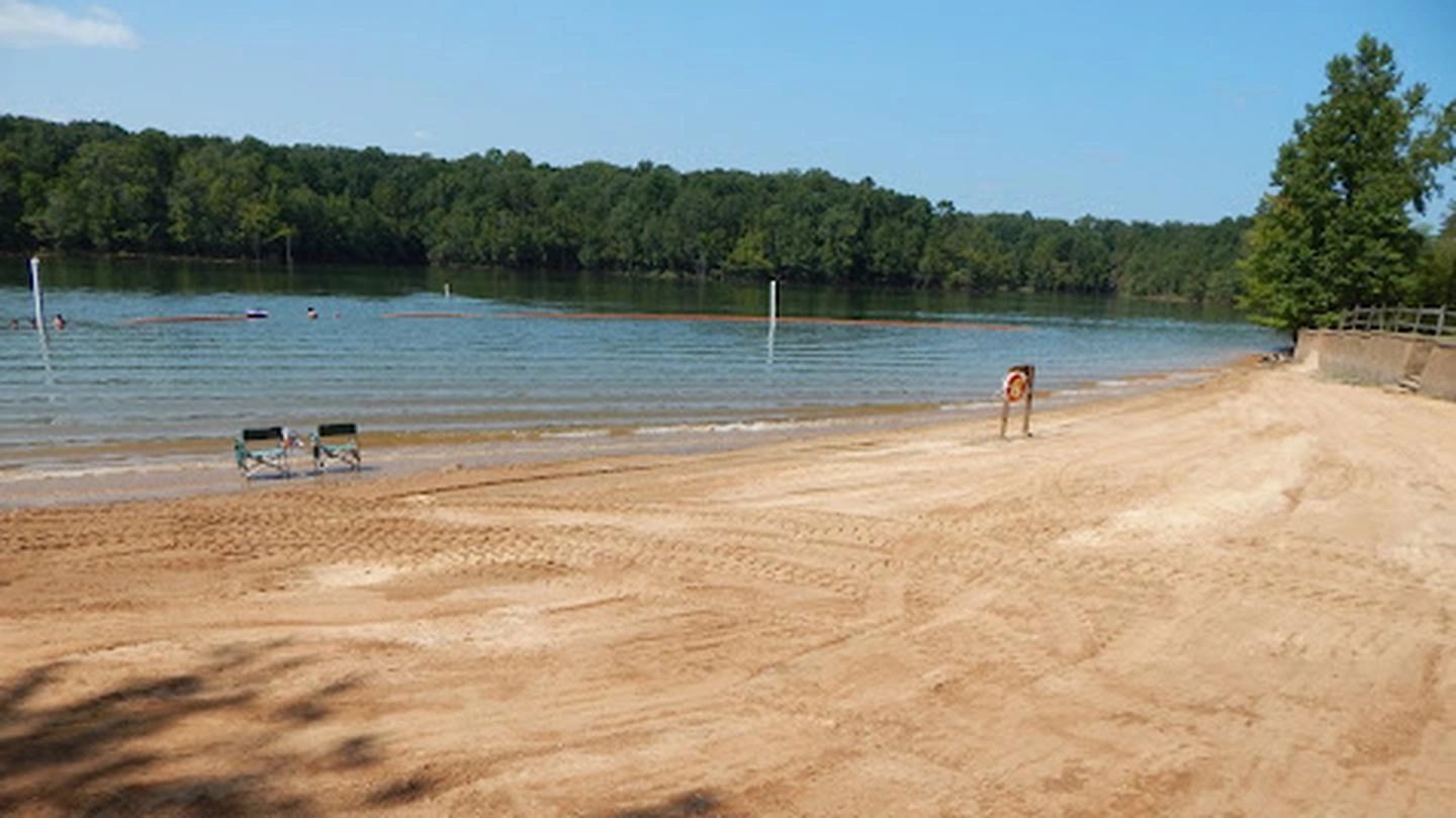 Swimming at Buggs Island Lake, Clarksville, VA
