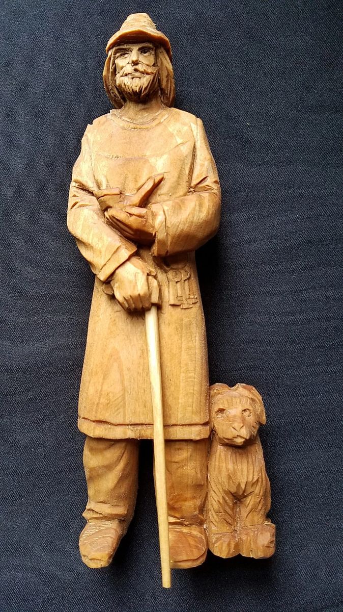 Papa Legba Statue - 8" Wood Carving