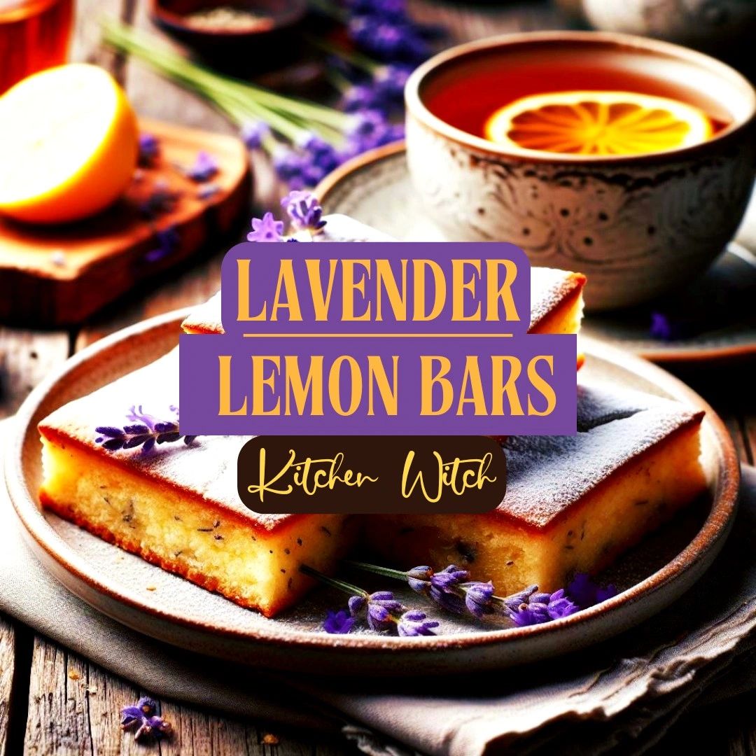 Lavender Lemon Bars: Kitchen Witch Recipe