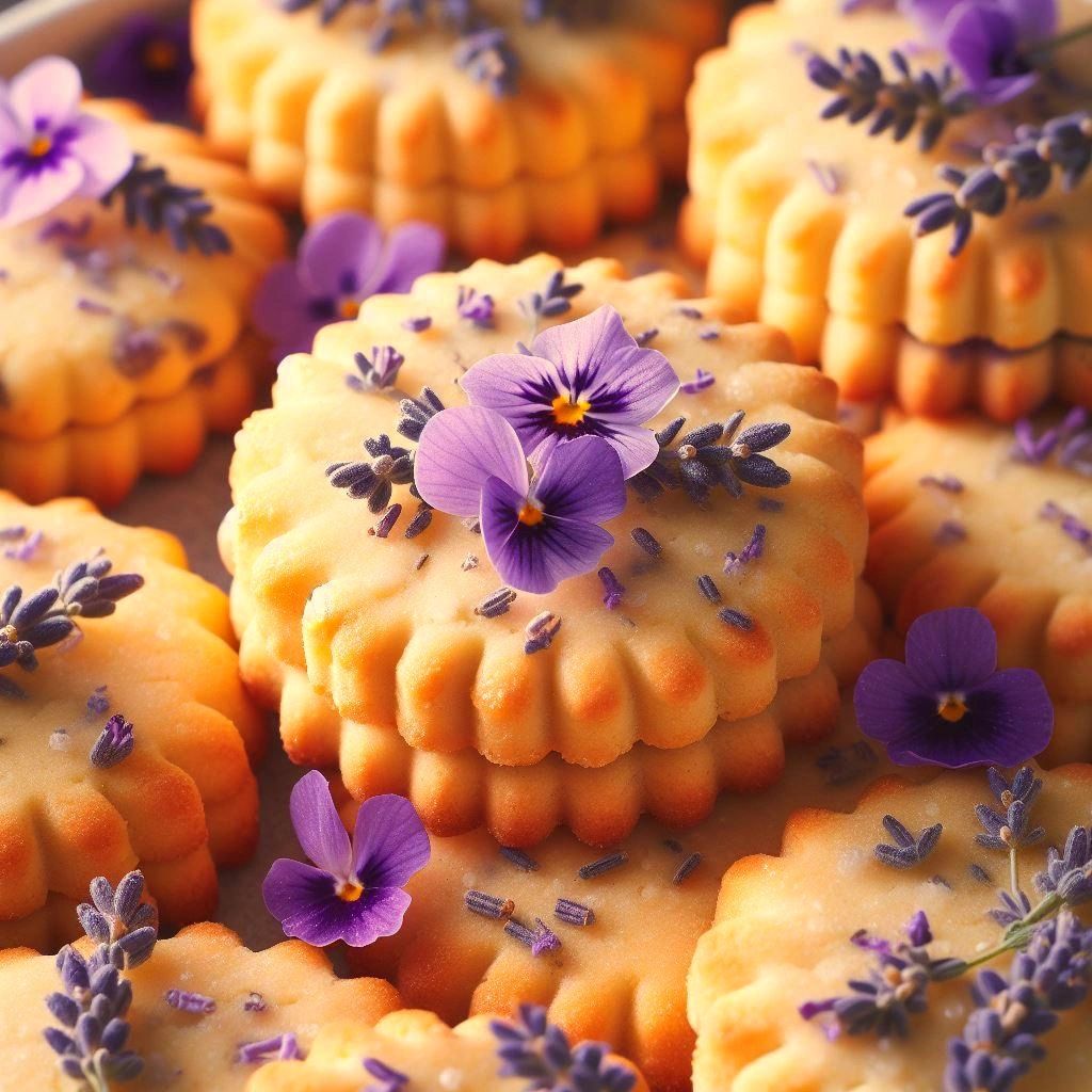 Lavender Shortbread Cookies: Kitchen Witch Recipe
