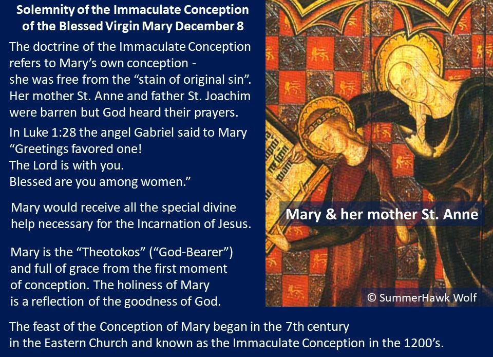 Solemnity of the Immaculate Conception of the Blessed Virgin Mary