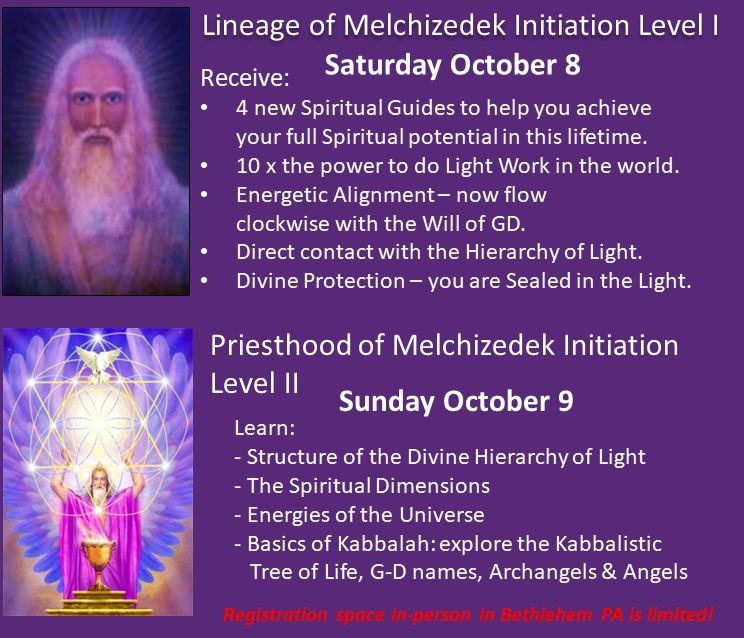 Spiritual Initiations into the Hierarchy of Light