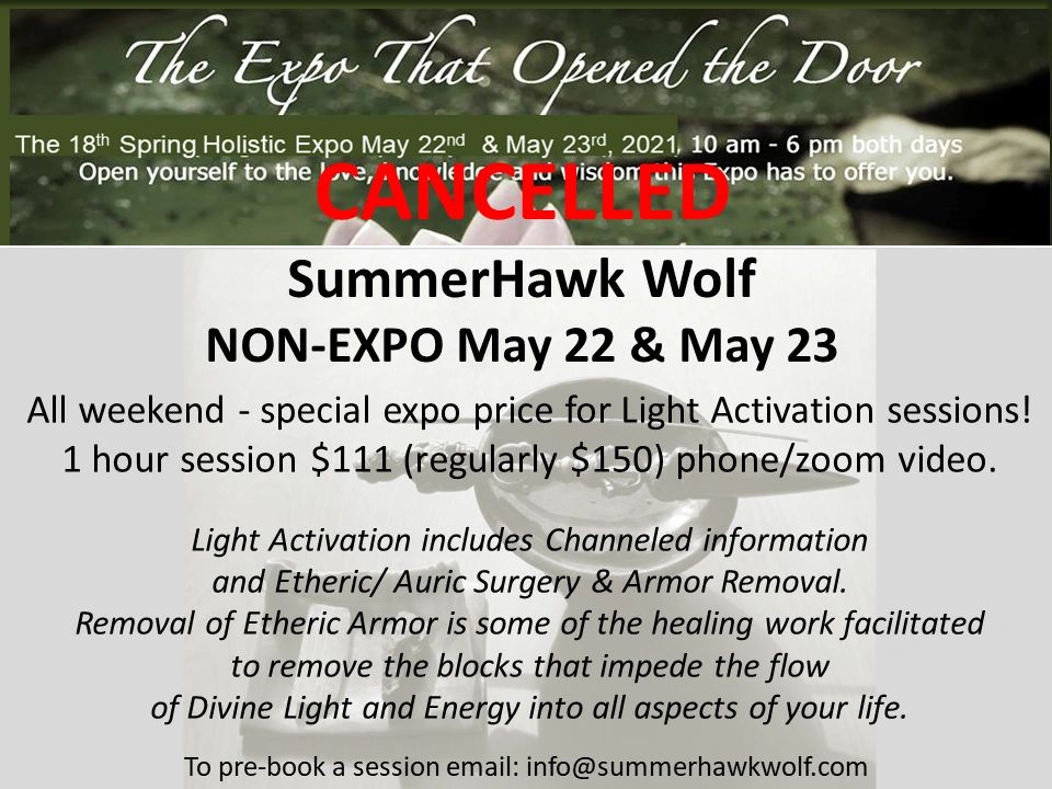 SummerHawk Wolf NON-EXPO May 22 & May 23