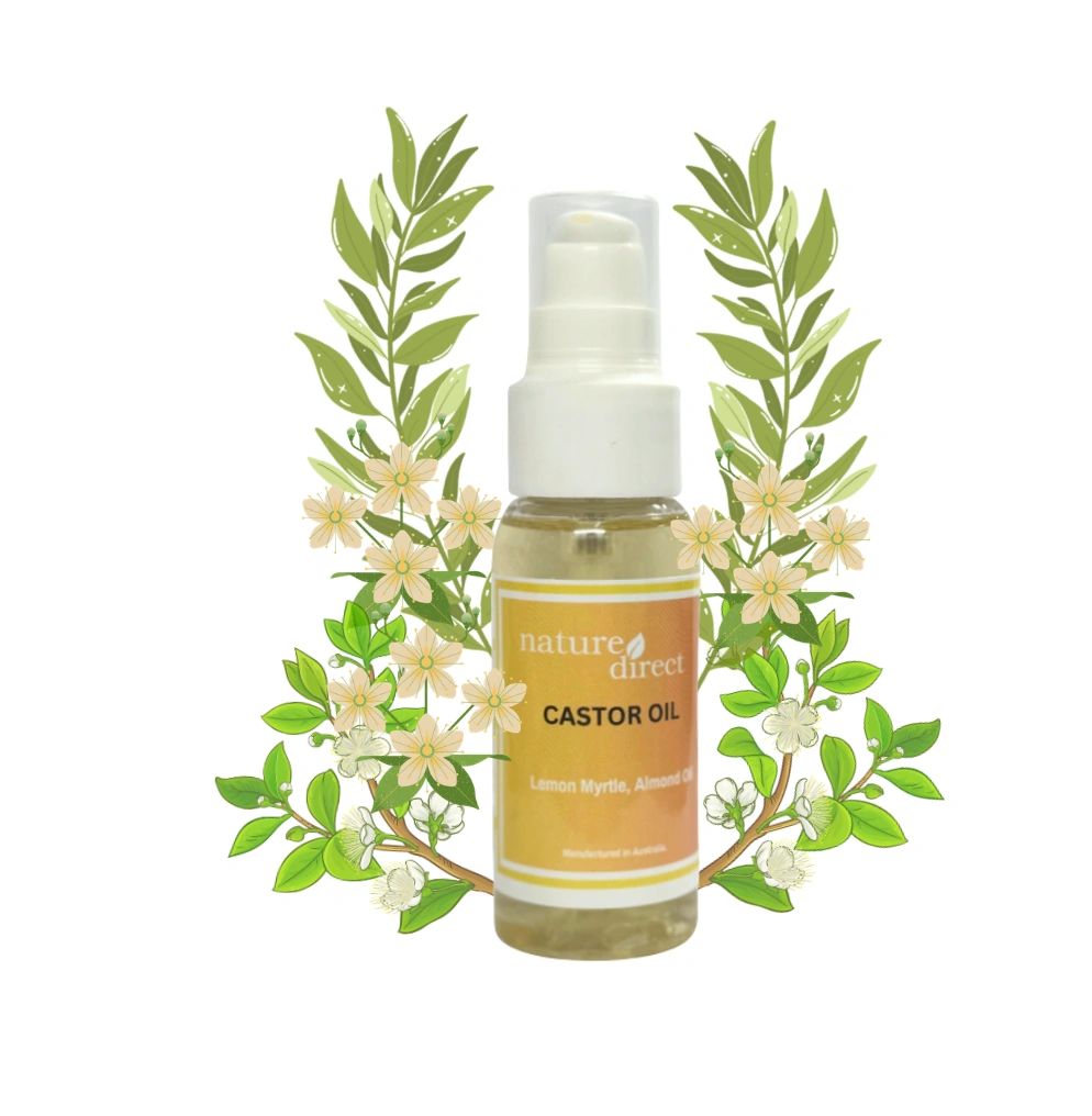 Castor Oil and Lemon Myrtle EO for Face and Skin - 50ml
