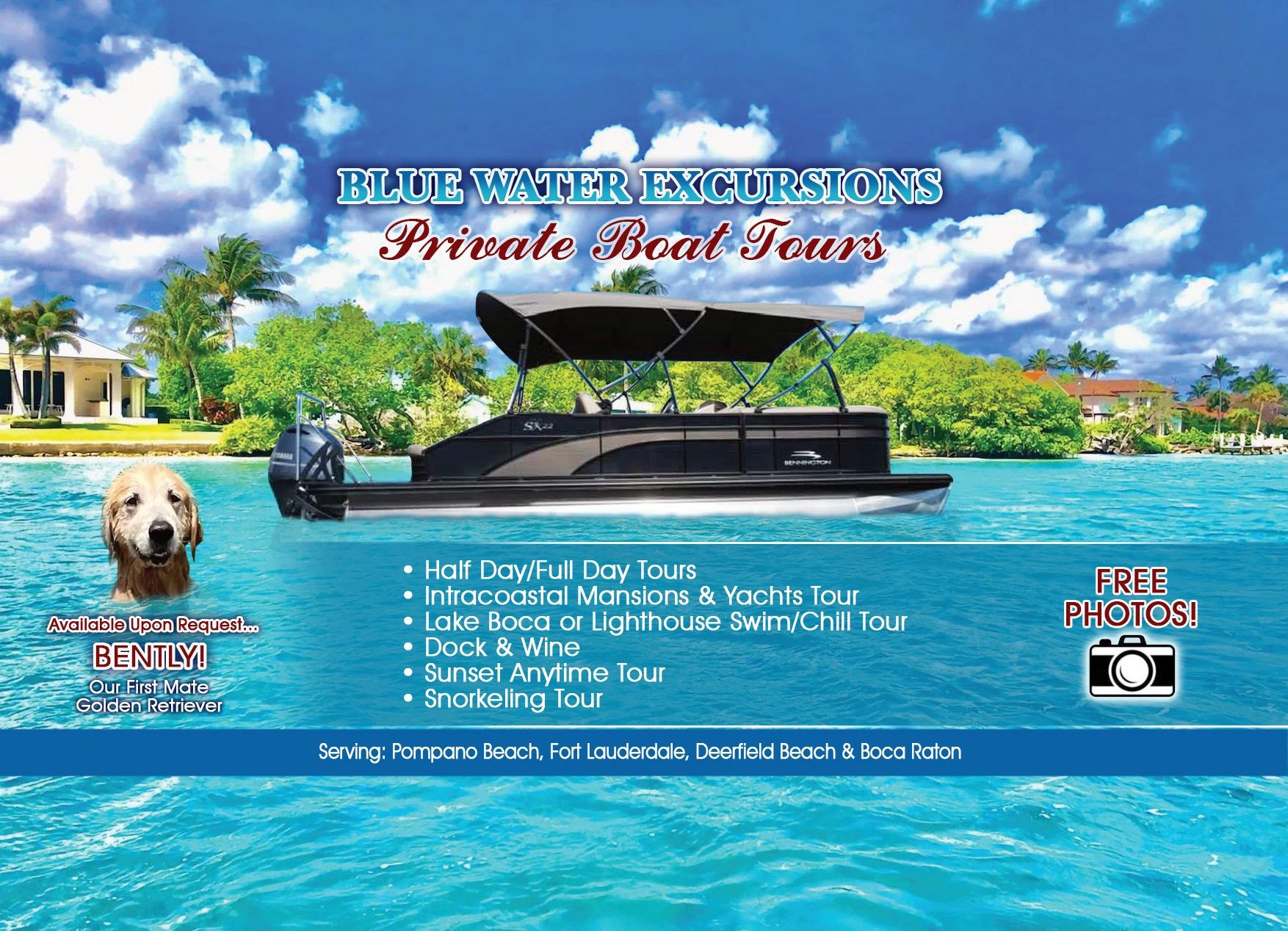 Private Boat Tours - Blue Water Excursions LLC