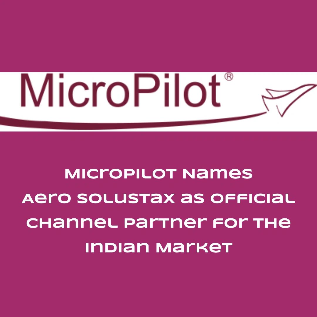MicroPilot Names Aero SoluStax as Official India Channel Partner