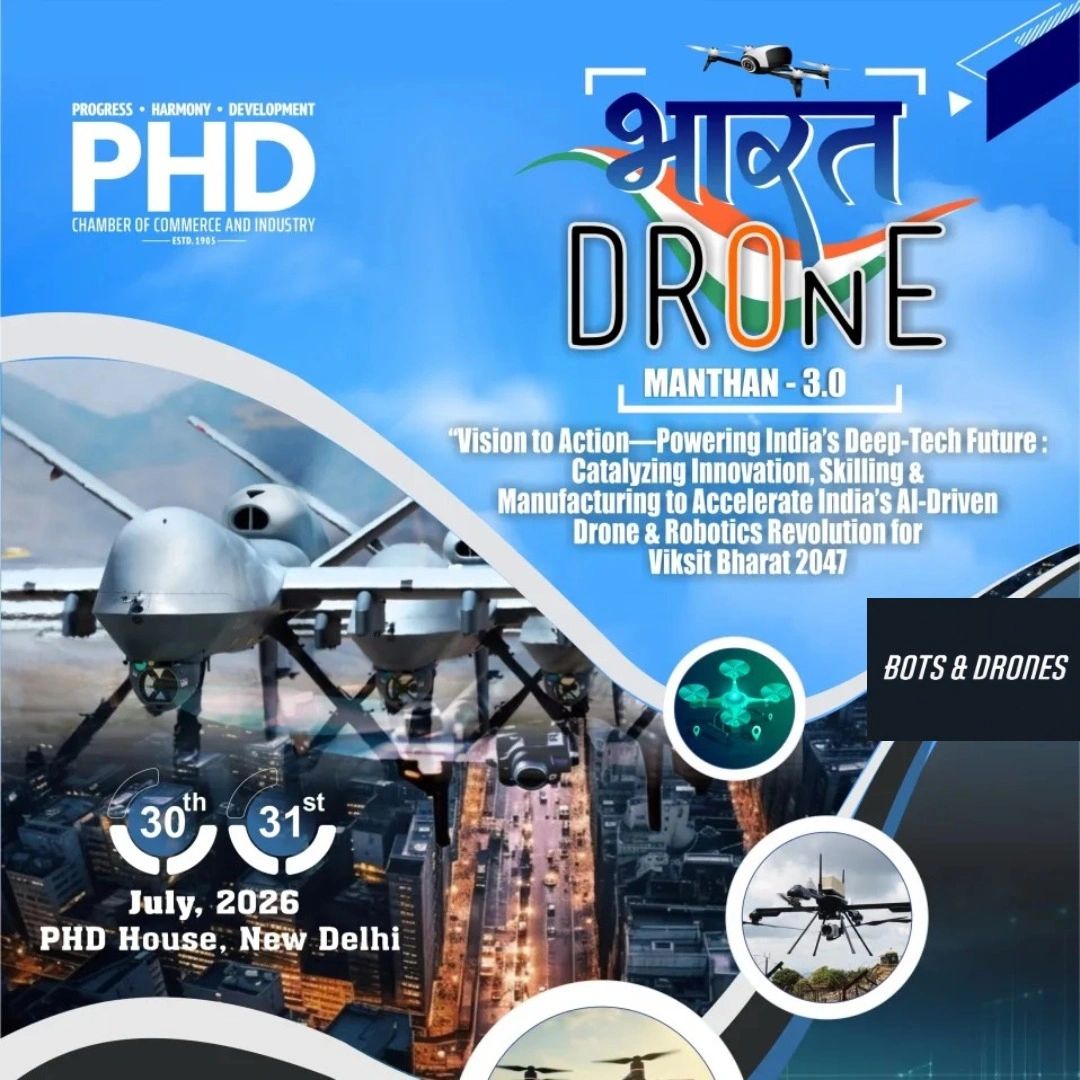 Bharat Drone Manthan 3.0, New Delhi | Jul 30-31, 2026