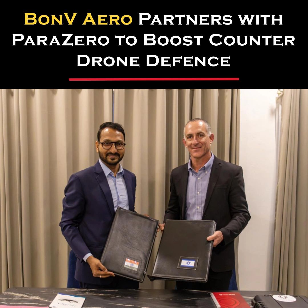 BonV Aero Partners with ParaZero to Boost Counter Drone Defence