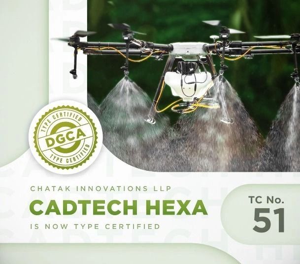 Chatak Innovations Cadtech Hexa Agriculture Drone - Drone Guide