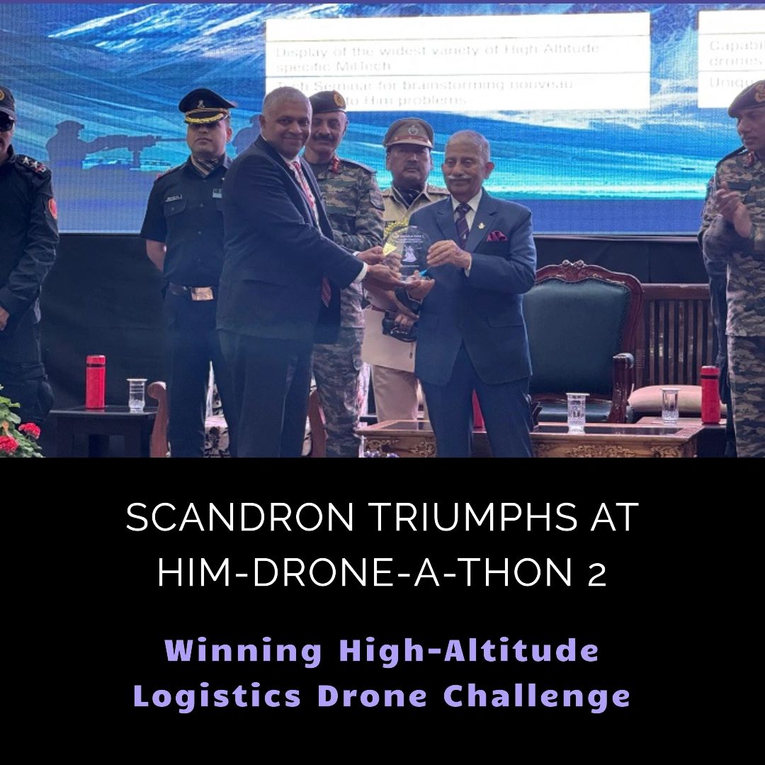Scandron Wins High-Altitude Drone Challenge at HIM-DRONE-A-THON