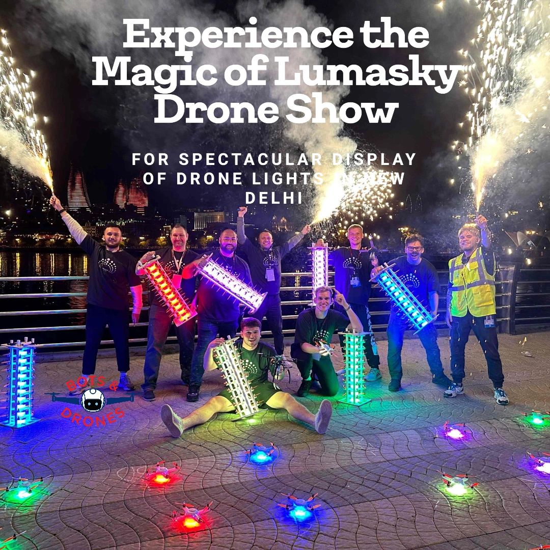 Lumasky Drone Show: Drone Light Show New Delhi - Drone Services