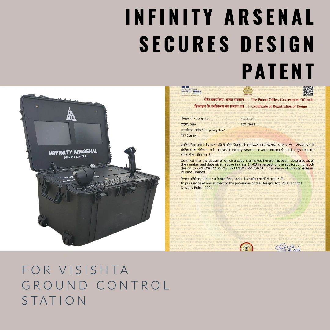 Infinity Arsenal Secures Design Patent for Visishta GCS