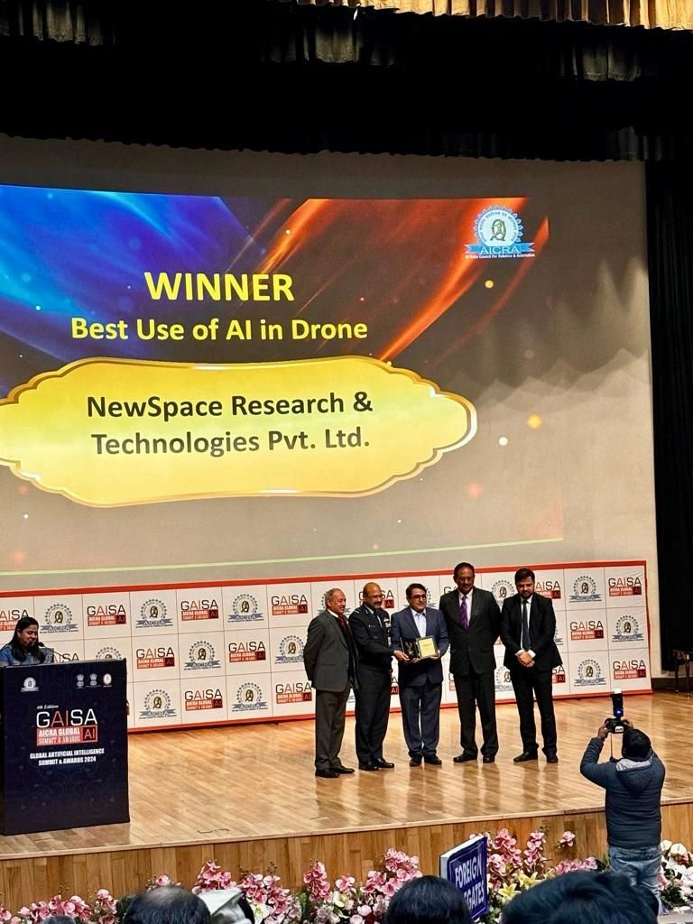 NewSpace Clinches Top Honor for AI in Drones at Global Summit