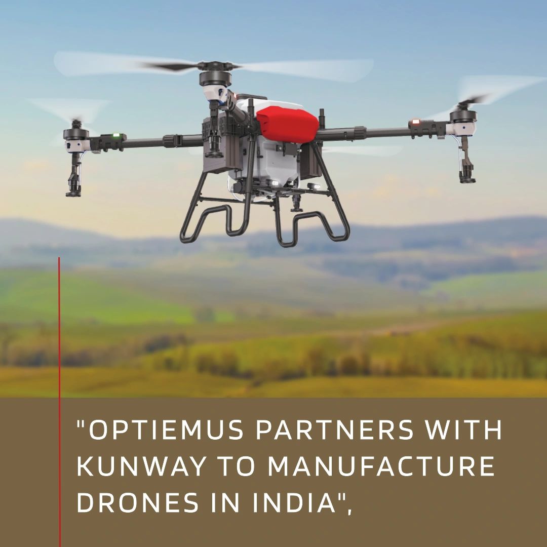 Optiemus Partners with KunWay to Manufacture Drones in India