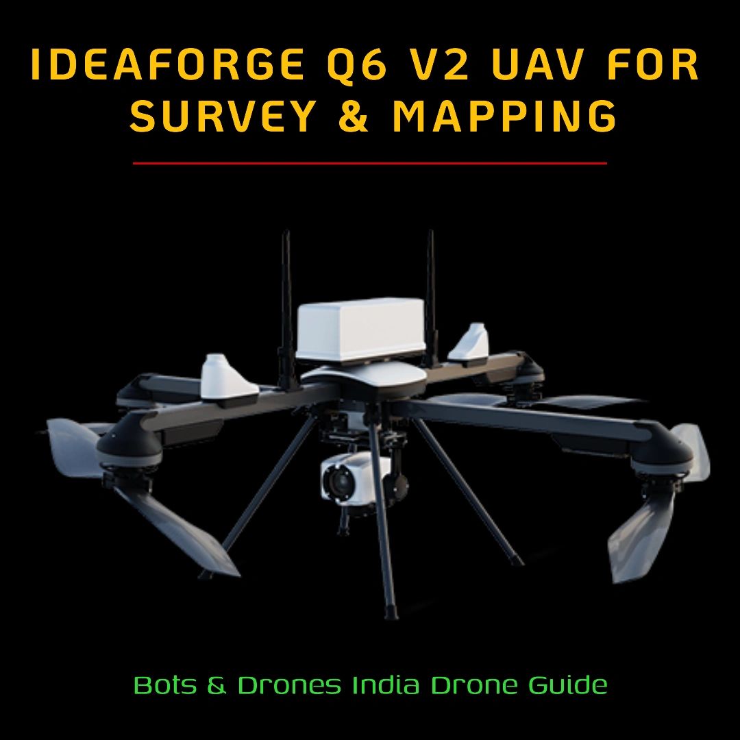 ideaForge Q6 V2 UAV - Survey & Mapping Drone