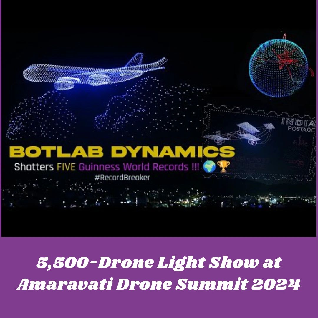 BotLab Dynamics Sets 5 World Records with 5,500-Drone Light Show