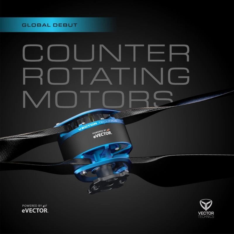 Vector Technics Unveils "eVector" Counter-Rotating Motors
