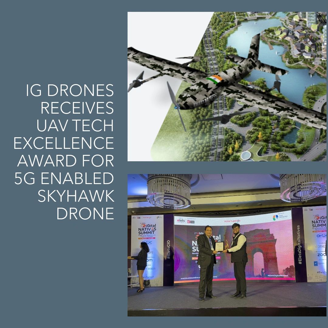IG Drones Receives UAV Tech Excellence Award for Skyhawk Drone