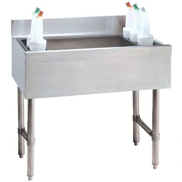 Ice Bin with Cold Plate for 7 Lines 24"