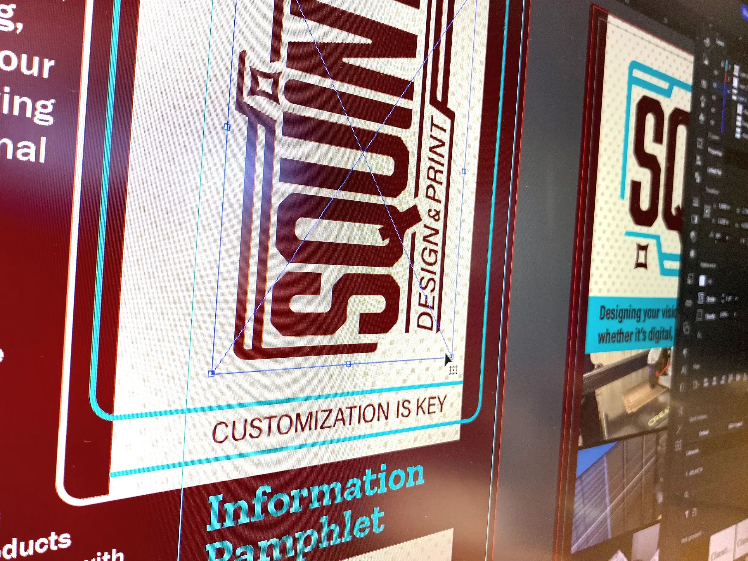 Squint - Graphic Design, Laser Engraving