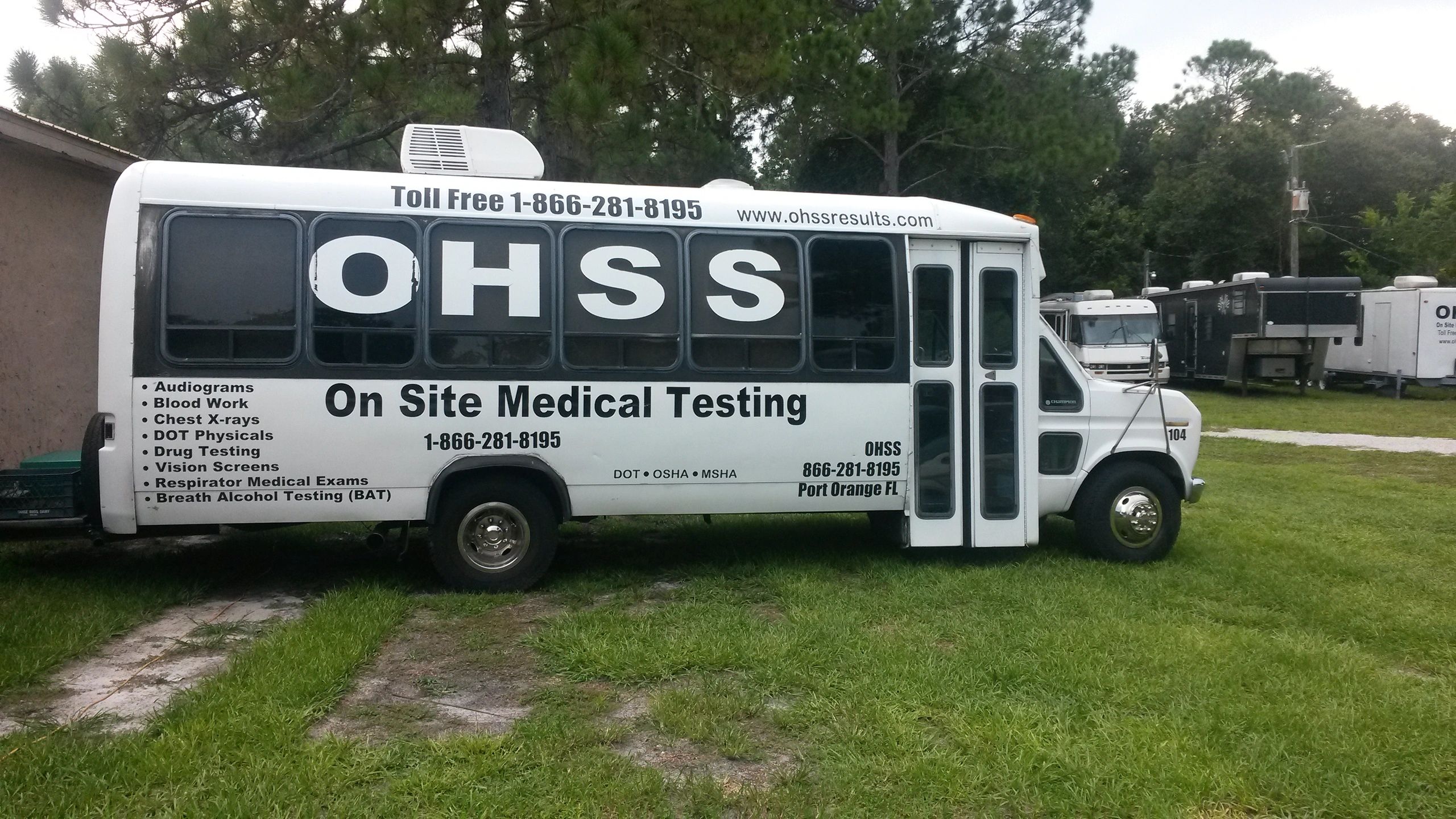 OHSS Holdings, LLC - On-Site Medical Testing, Msha, Osha