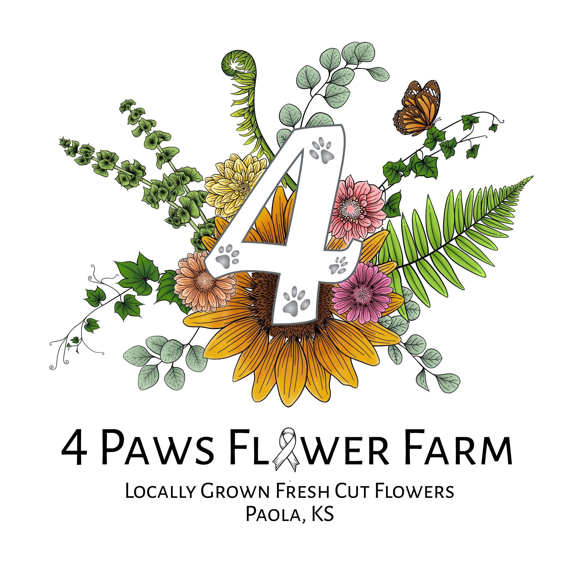 4 Paws Flower Farm