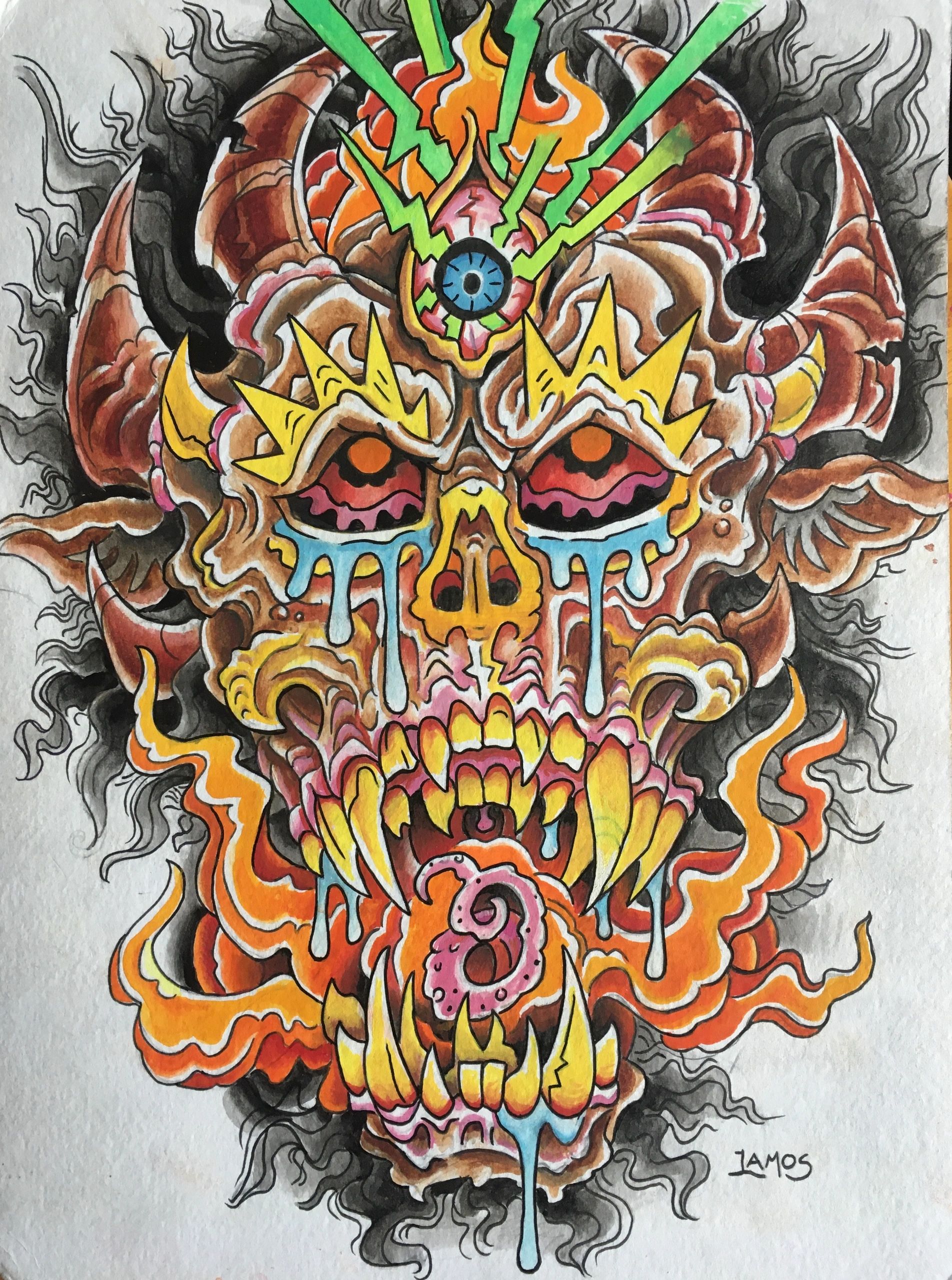 Tattoo Drawings Of Demons