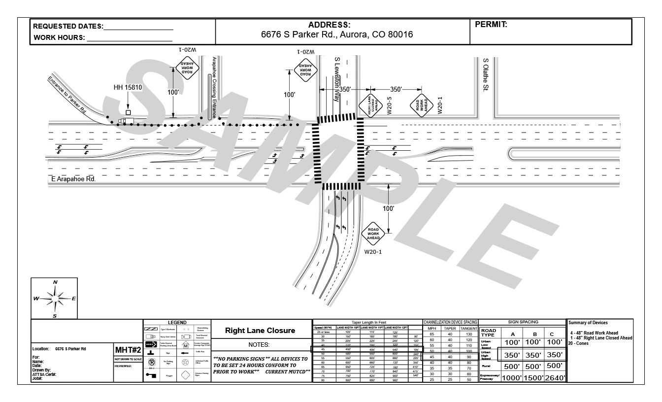 Pricing | Colorado Traffic Control Plans