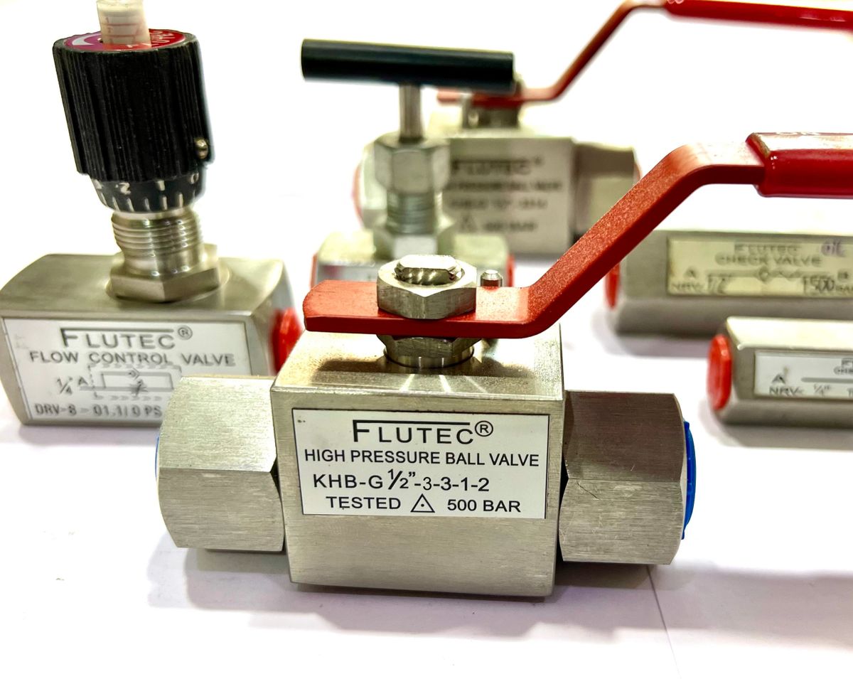 Hydrogen H2 Ball Valve 1/2" DN13, SS316, Screwed End